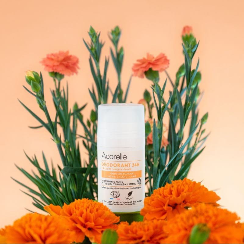 Déodorant Roll-On 24h Douceur Florale certifié BIO